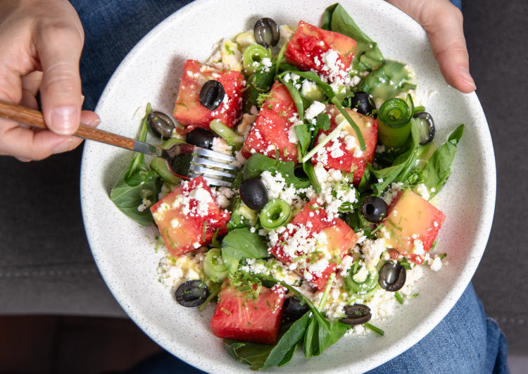 Ensalada fresca de Sandía y queso feta – SalsasAderezos