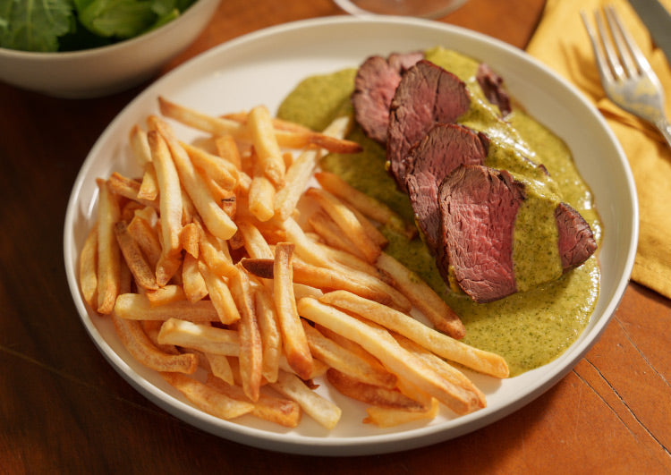 Lomo con salsa café de parís y Mostaza a la antigua | Salsas Aderezos ...